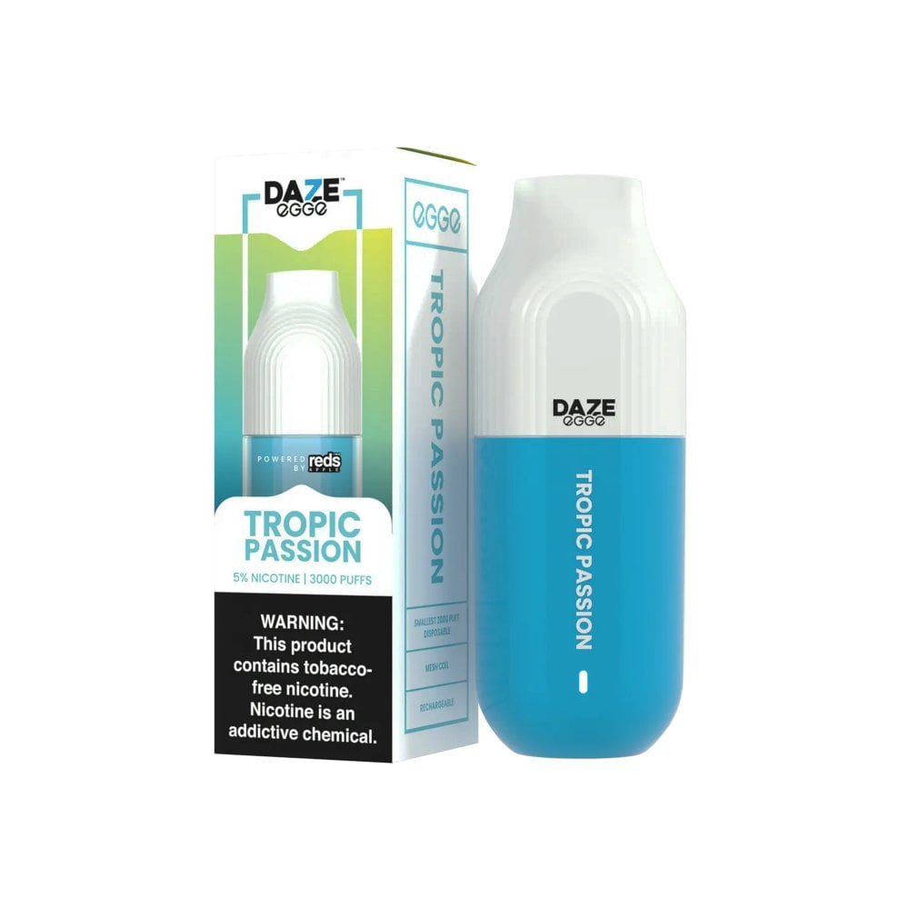 7 Daze Egge Disposable - Tropic Passion [3000 puffs] CLEARANCE